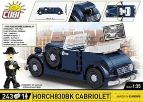 COBI 2262 Horch830BK Cabriolet / 1:35 / 243 kostek / od 8 let