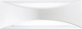 FAN LED-W-WEISS-BCO Venkovní nástěnné svítidlo LED WEISS hliník bílá 16W 1800lm CCT IP65 35x12x11,3 cm - FANEUROPE