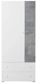 Meblar Sestava Sigma F Barva: bílý lux + beton