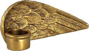 Zlatý svícen s jedním křídlem - 14*5*5 cm