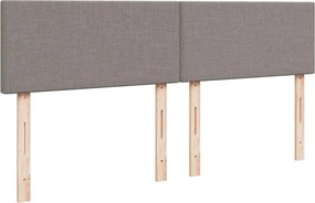 Box spring postel s matrací taupe 180x200 cm textil 3287144
