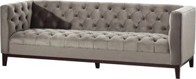 Pohovka Velvet Elite grey,  3-m.
