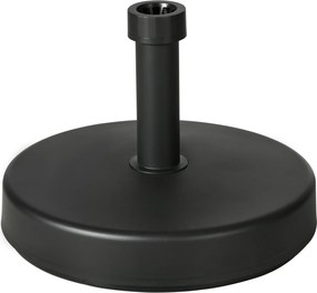 Základna slunečníku Outsunny v PP plastu, max. 18 kg, Ø45x33 cm, černá | Aosom