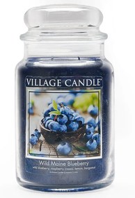 Village Candle Vonná svíčka Divoká borůvka - Wild Maine Blueberry, 602 g