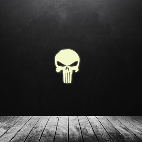 Svíticí samolepka na zeď - Punisher - PopyDesign