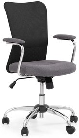 Studentská židle Nady šedá/černá