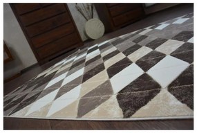 Luxusní kusový koberec Kelly hnědý 133x190cm