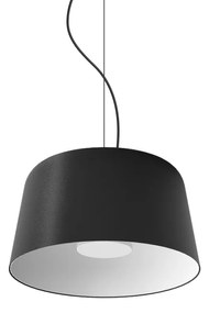 Linea Light CA054DBBMDD Delfi_P, moderní závěsné svítidlo, 13W LED 2700K, černá, průměr 35cm
