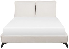 Béžová postel MELLE ženilka 160 x 200 cm Beliani