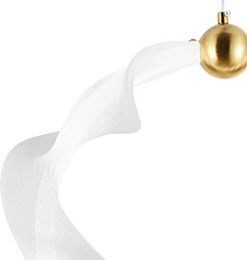 Toolight Toolight, LED závěsné osvětlení 22W, 4000K, 1540lm, G014-1CP, bílá-zlatá, OSW-06361