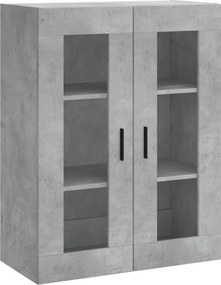 Skříň highboard betonově šedá 69,5x34x180 cm kompozitní dřevo 3198357