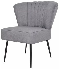 Koktejlová židle Elsie | světle šedá