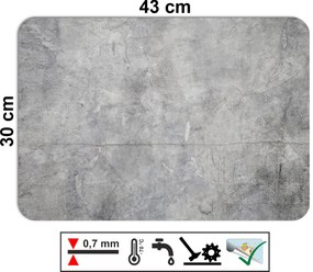 PokojovaDekorace.cz, Prostírání - 673, Beton, 43x30cm