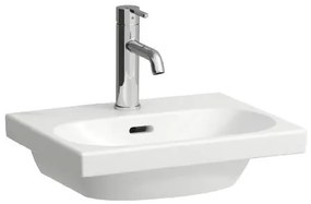 Laufen Lua - Umývátko nábytkové 45x35 cm, s přepadem, otvor pro baterii, bílá H8160800001041