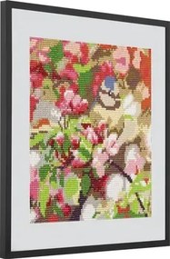 GRAFIX Diamantové malování Sýkorka na větvi / 30x30 cm