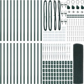 Svařované drátěné ploty s hroty 50 x 0,4 m Ocel potažená PVC 3352100