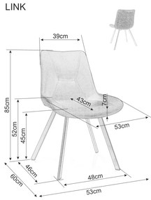 Jídelní židle LINK Signal
