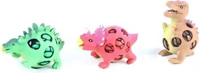 Dinosaurus strečový mačkací míček / Antistresová hračka / mění barvu /