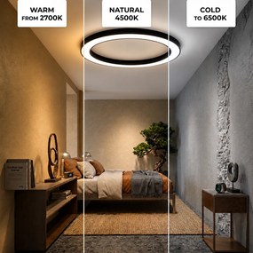 Immax NEO PASTEL SLIM Smart stropní svítidlo 95 x 7cm 68W černé Zigbee 3.0