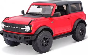 Maisto ford bronco wildtrak 2021 1:18 červená