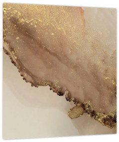 Obraz - Zlaté třpytky (30x30 cm)