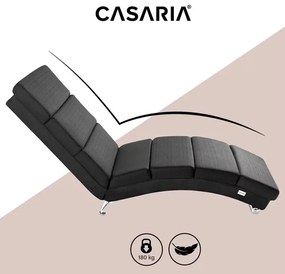 Casaria Relaxační lehátko London antracitové 107818