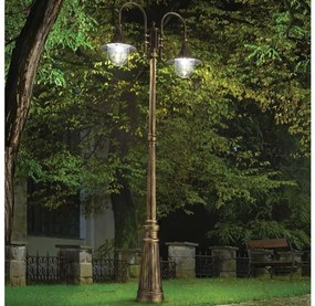 Ideal Lux - Venkovní lampa CIMA 2xE27/52W/230V 216 cm IP43 patina