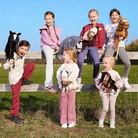 Hoppihorse A3 Chestnut hnědá / Kůň na klacku / hobby horse