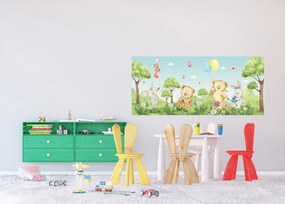 Dětská vliesová fototapeta na zed' Zvířecí Dýchánek | 170 x 75 cm | DFTDNH5513