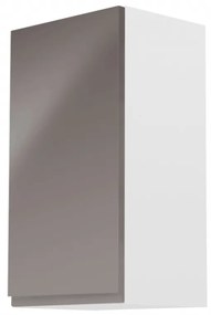 Horní kuchyňská skříňka G40 Aurellia (bílá + lesk šedý) (L). 1015802