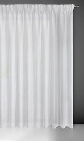 ZÁCLONA NA PÁSCE REBECCA 300X270 CM BÍLÁ