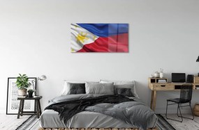 Obraz na skle Vlajka 140x70 cm