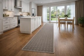 Condor Carpets, Běhoun na míru Udinese hnědý, šíře 200 cm, hnědá, chodba / předsíň