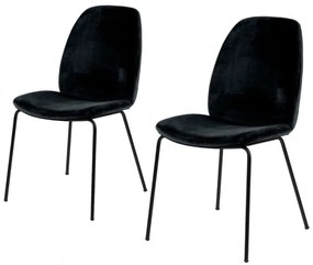 Jídelní židle Etienne II - set 2 ks Black