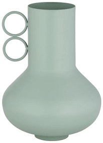 Kovová váza šalvějově zelená (výška 20 cm) Loha – Blomus
