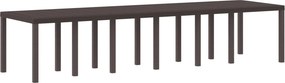 Zahradní stůl Hnědá 350 x 100 x 74 cm polyratan 3378525