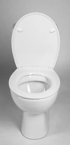Aqualine JOSE WC kombi 38 x 74,5 x 66 cm s nádržkou dvojtlačítko 3/6l zadní odpad bílá PS8812
