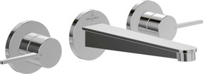 Villeroy & Boch Conum - Umyvadlová baterie pod omítku, 3-otvorová instalace, s tělesem, chrom TVW12700200161