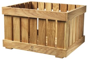 Apple Box - designová dřevěná bedýnka z masivu FDB velikost: XL - 24 x 41 x 34, Nábytek materiál: dub