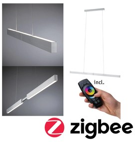 Paulmann 79815 Aptare, ZigBee závěsné svítidlo LED 18W, 2700K, nastavitelná šířka, svítí nahoru/dolů, dálkové ovládání