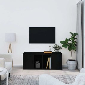 vidaXL TV skříňka 100 x 35 x 40 cm kompozitní dřevo [816800] Barva: Černá