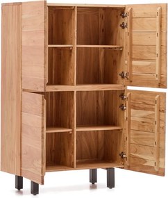 Komoda z masivu akácie v přírodní barvě 100x155x40,5 cm Uxue – Kave Home
