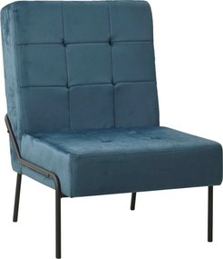 vidaXL Relaxační židle 65 x 79 x 87 cm samet [325775] Barva: Modrá