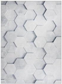 Dywany Łuszczów Kusový koberec ANDRE Hexagon 3D 1180 ROZMĚR: 80x150