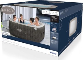 Bestway Vířivka Cabo HydrotJet 6, hydromasáž, pro 4-6 osob, WiFi aplikace, 6001R J-6001R