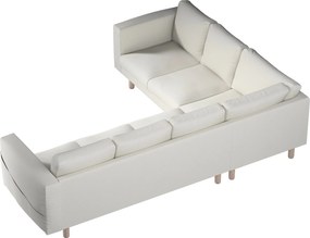 Potah na pohovku IKEA Norsborg rohová 5-místná barva šedá látka pletený vzor