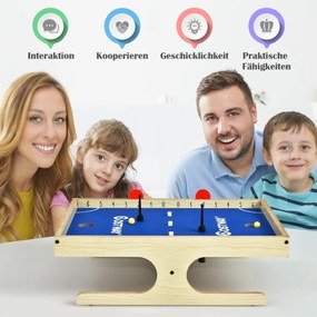 Costway Magnetický mini stolní fotbal se 2 míčky a 2 magnetickými držadly pro 2