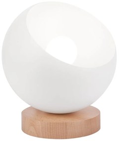 Bílá stolní lampa, výška 19 cm Ava – LAMKUR