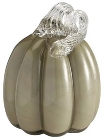 Skleněná dekorace Pumpkin Khaki 14 cm COOEE Design
