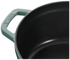 Staub Cocotte hrnec kulatý 22 cm/2,6 l eukalyptová, 11022121